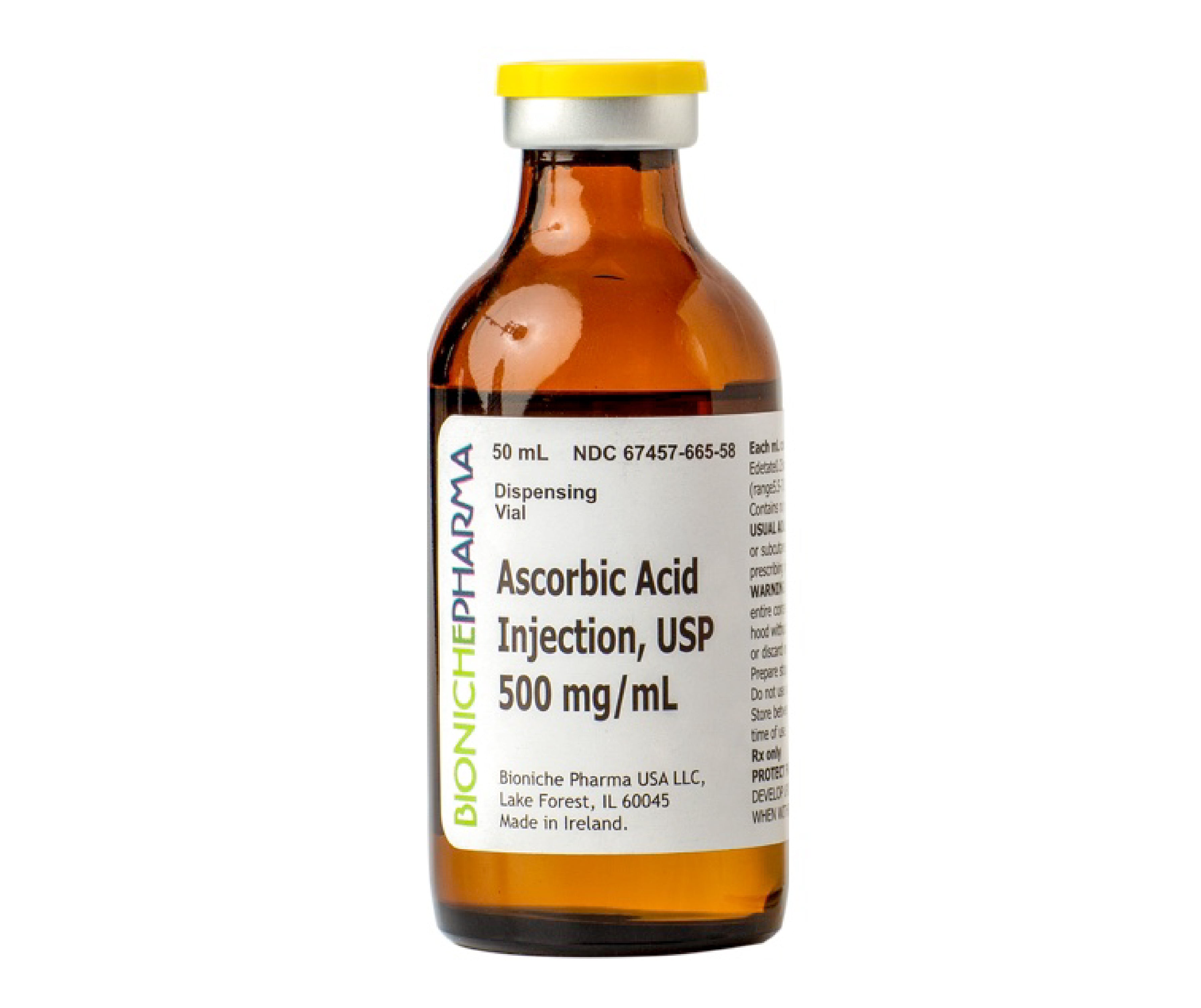 Ascorbic Acid (Vitamin C) Injectable 500mg/ml Bioniche Pharma – My Store
